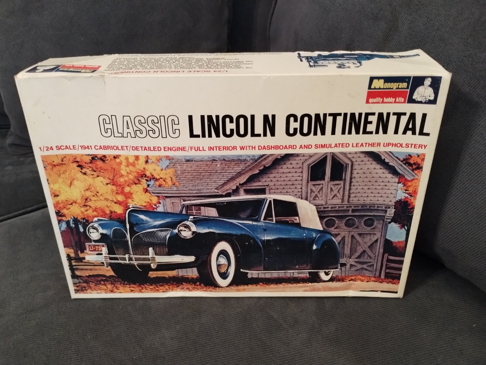 1967/1994 Vintage Monogram 1941 Lincoln Continental Model Kit | eBay