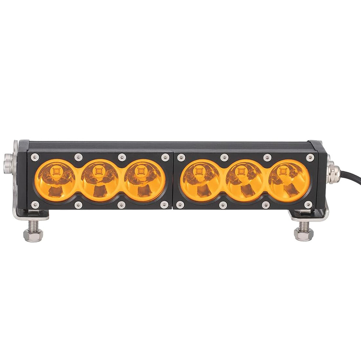 11.3'' 60W Amber LED Work Light Bar Spot Driving Fog Lamp Off-road ...
