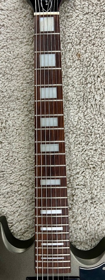 De Armond model s-67 - 7-String SG style electric guitar in a gray ...