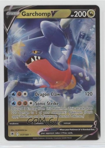 2022 Pokémon Sword & Shield - Astral Radiance Garchomp V #117 05ti | eBay