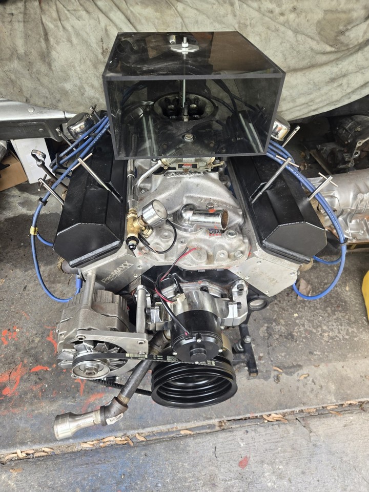 383 R STROKER MOTOR 500hp ROLLER TURN KEY PRO STREET CHEVY CRATE ENGINE ...