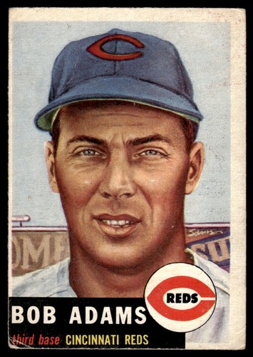 1953 Topps Bobby Adams Cincinnati Reds #152 | eBay