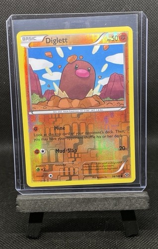 Diglett - 58/146 - Reverse Holo - Moderately Played - XY (Base Set) | eBay