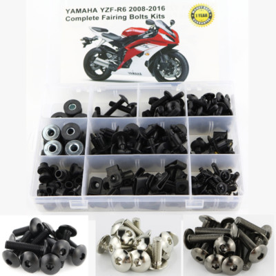 Complete Fairing Bolts Fasteners Body Screws Kit Fit For Yamaha YZF R6 ...