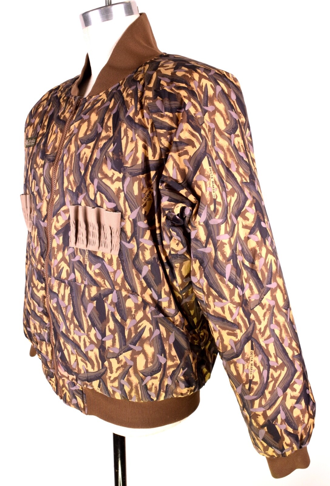 VTG COLUMBIA DELTA MARSH CAMO DUCK HUNTING REVERSIBLE… - Gem
