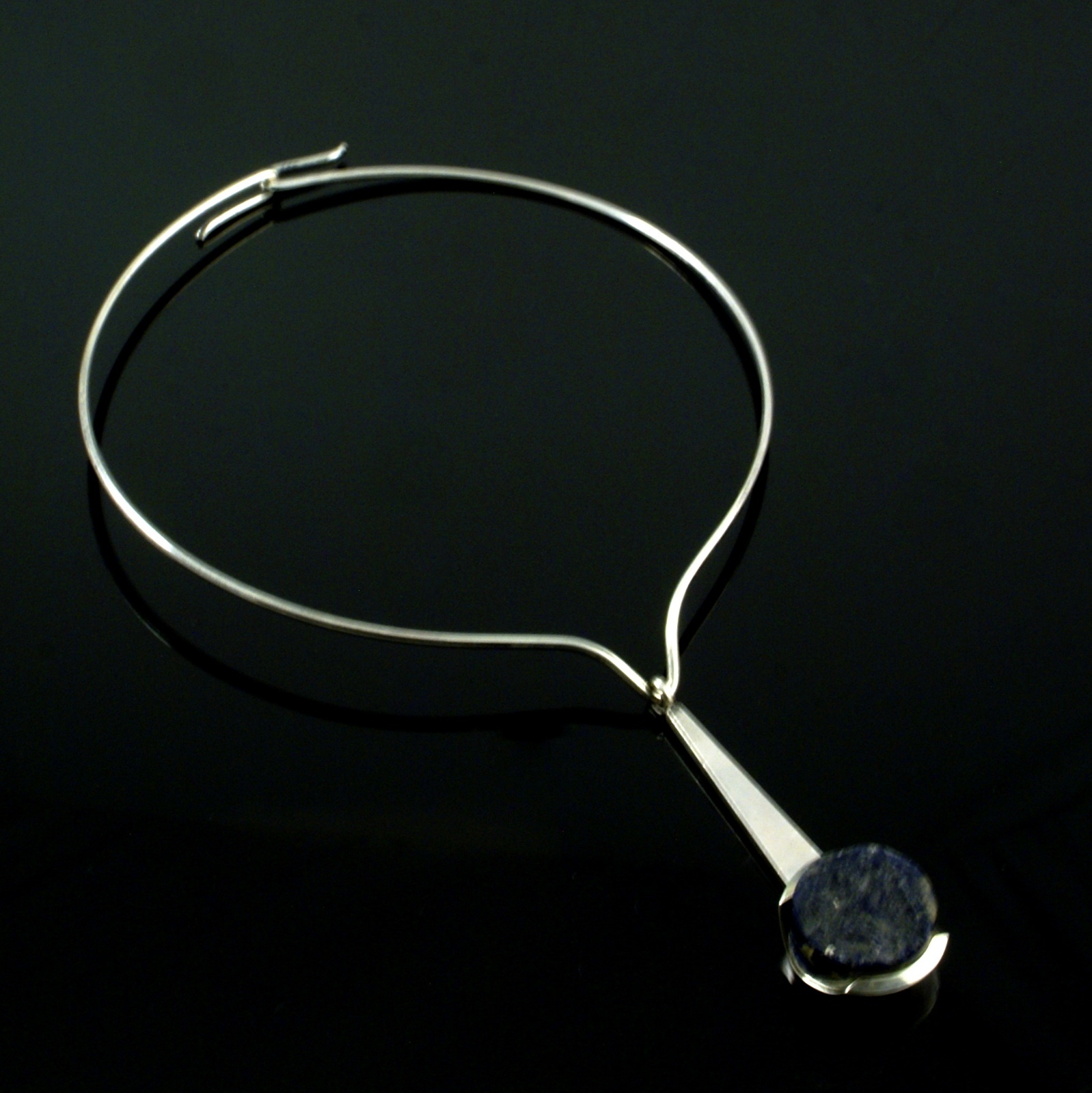 Sven Haugaard - Denmark. Sterling Silver Neckring with Sodalite. 1960s ...