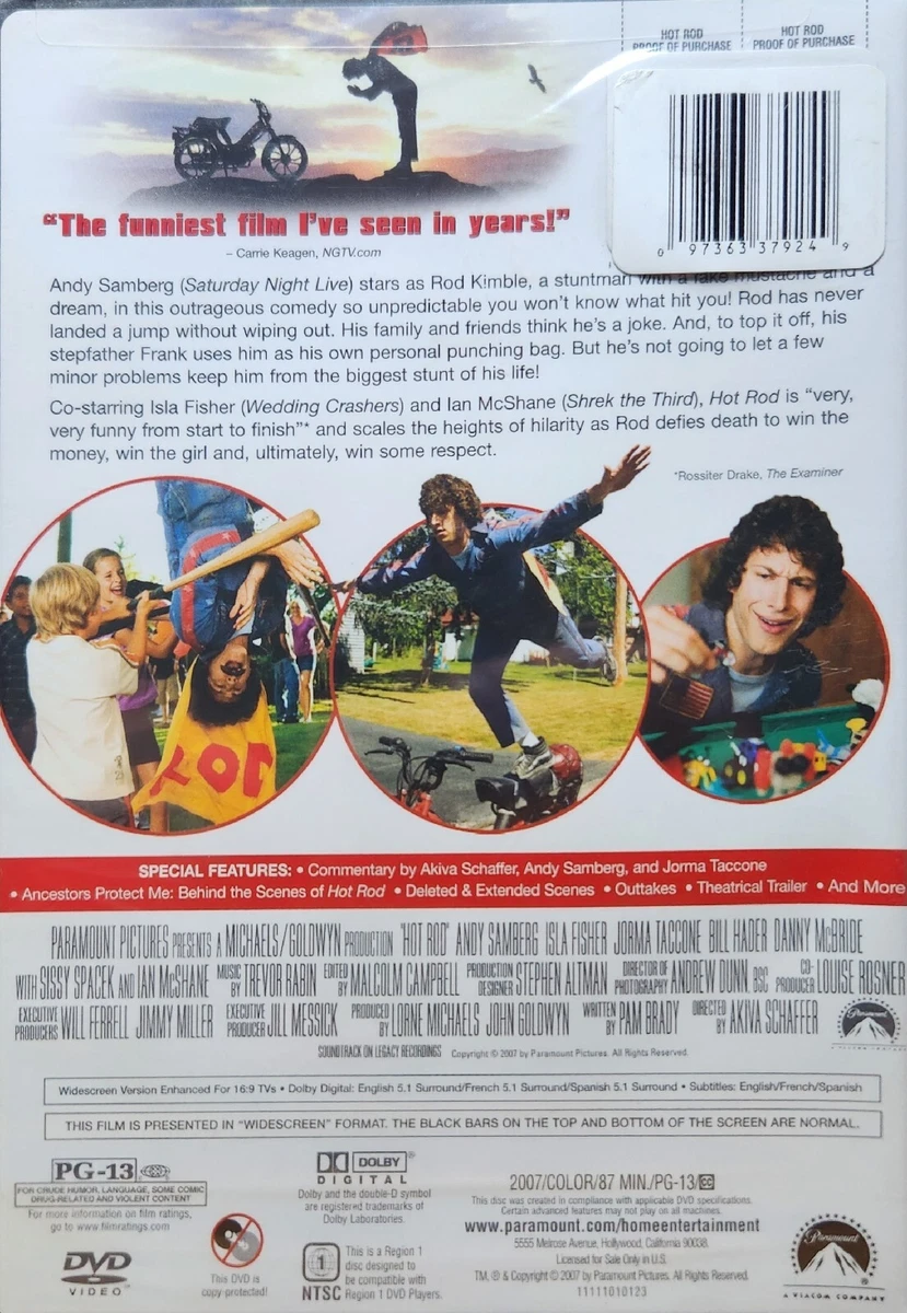 Andy Samberg Hot Rod Mustache