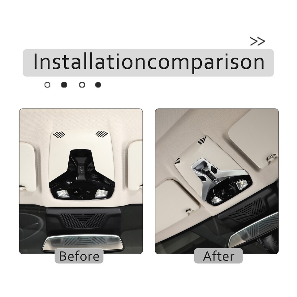 For BMW X1 2023-2024 Sunroof Switch Decor Frame Silver ABS | eBay