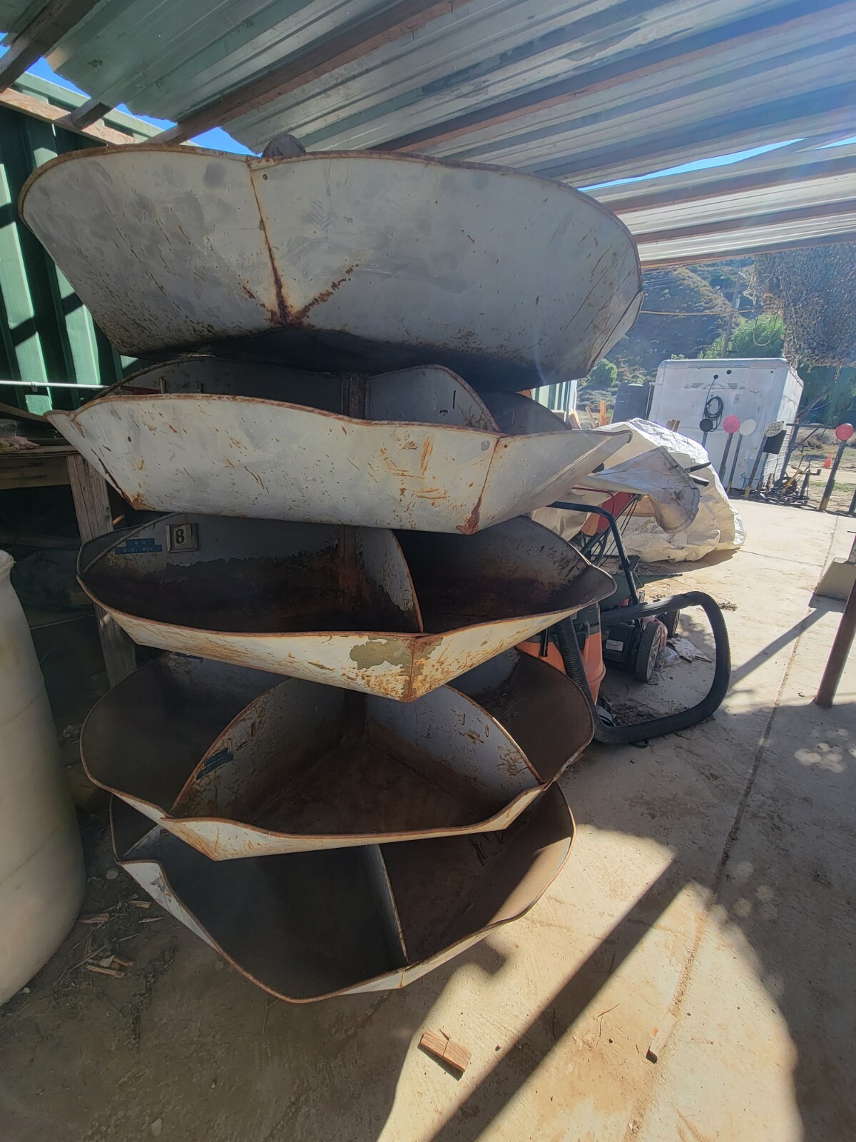 Frick-Gallagher Rotabin Rotating Large Parts Bins Organizer 5 Level | eBay