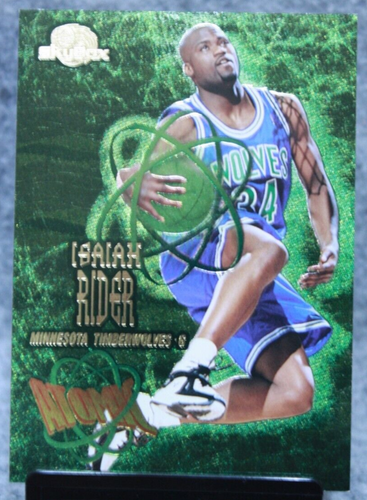 Isaiah Rider 1995 Skybox Atomic Insert Foil Card #A8 | eBay