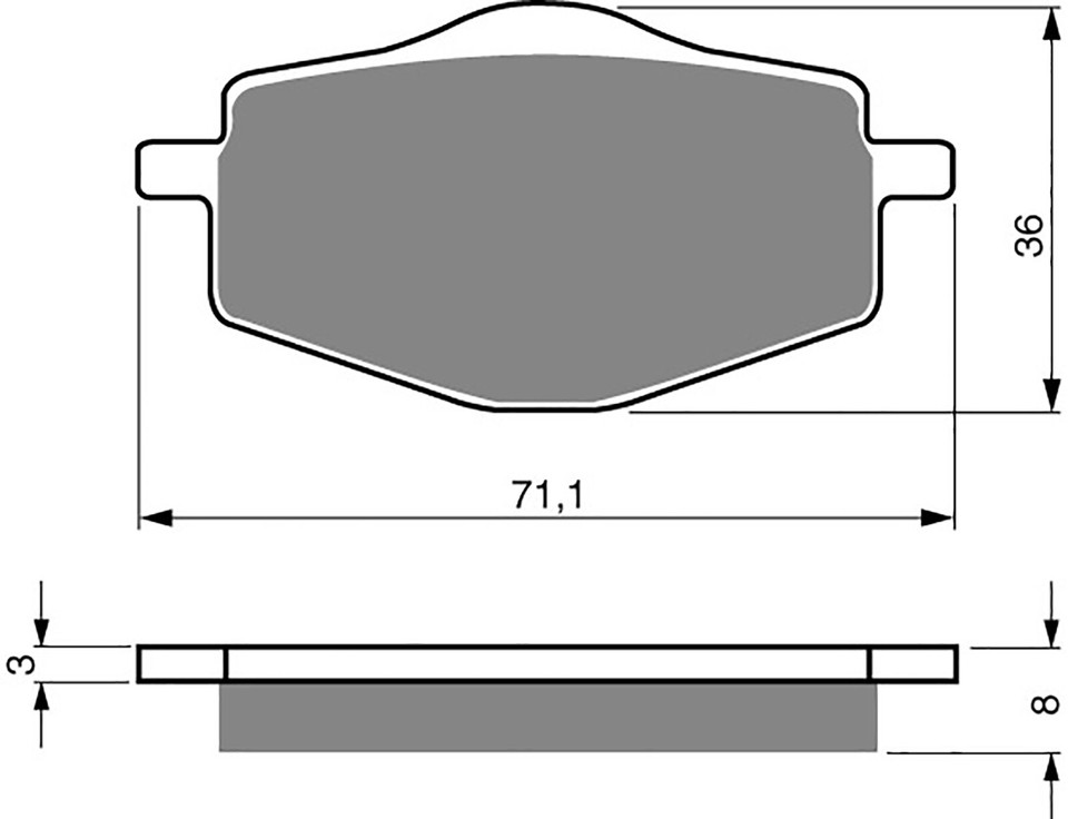 Goldfren S33 Brake Pads Front For Yamaha DT 200 R 1993 | eBay