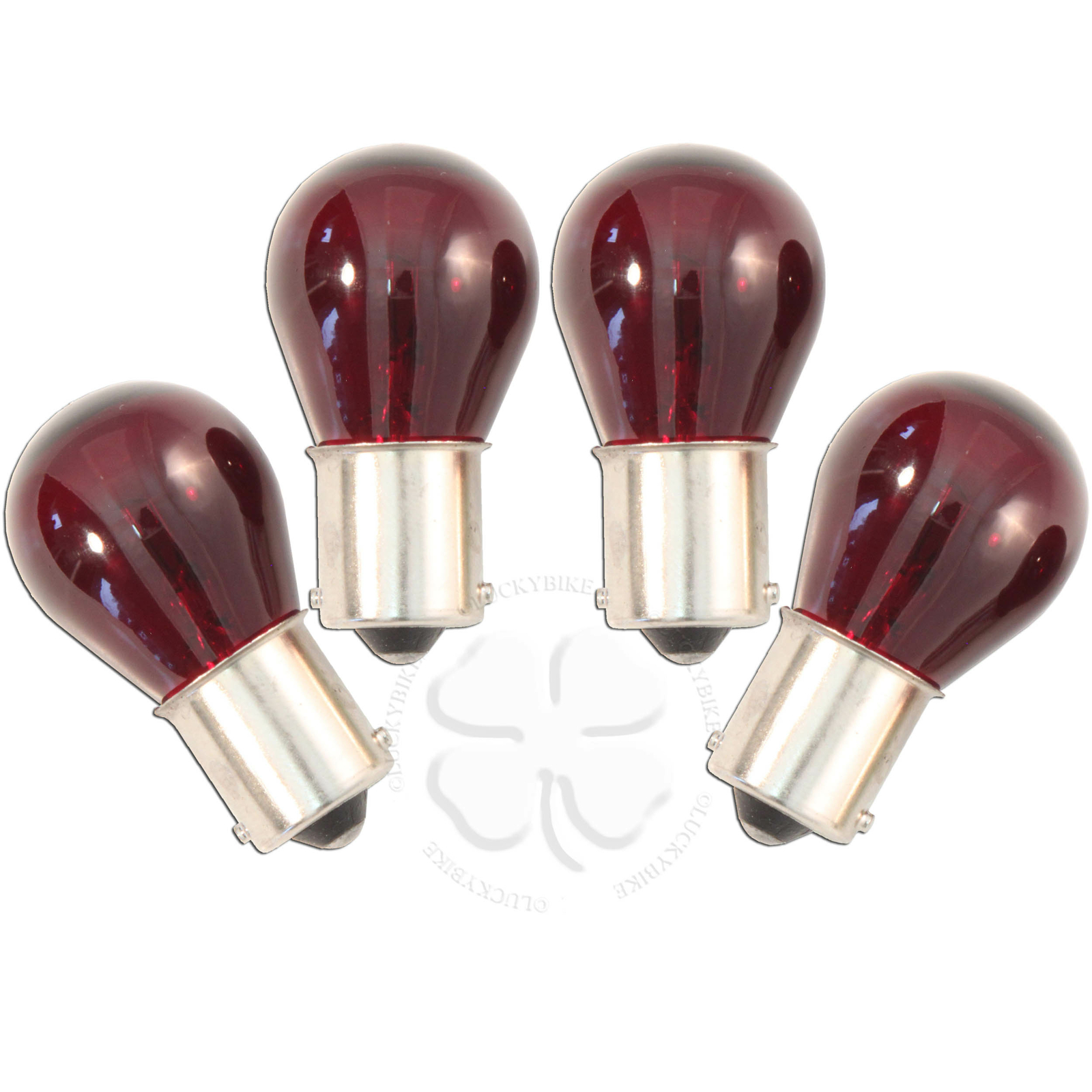 4x Light Bulb Red Turn Signal Blinker Single Filament Lamp 1156 BA15S ...