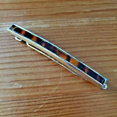 Goody Vintage Clasp Clip Hair Barrette Tortoise Shell Style and Brass ...
