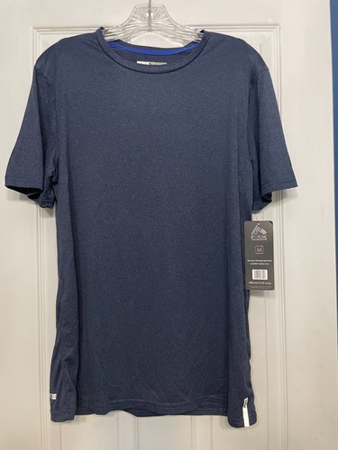 RBX Performance X-dri Men's Blue T-Shirt Sz Medium Athletic Moisture ...