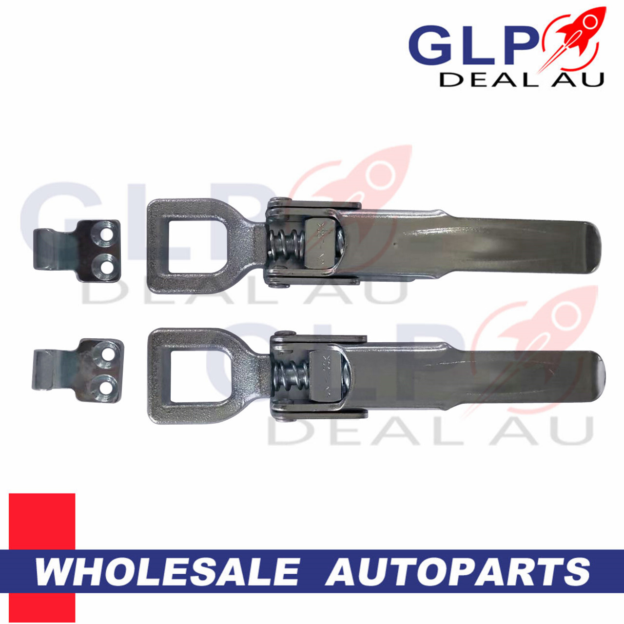 LATCHES OVER CENTRE X 2 EXTRA HEAVY DUTY Trailer Latch / Ute Tray ...