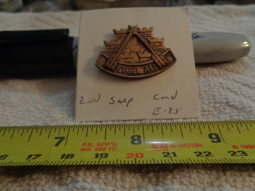 2nd Support Command E-25 Unit Crest, DI, DUI (DRAW#V8) | eBay