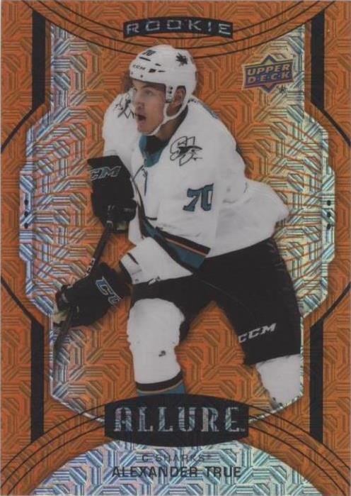 2020-21 Upper Deck Allure - Rookie SP Alexander True #107 Orange Slice ...