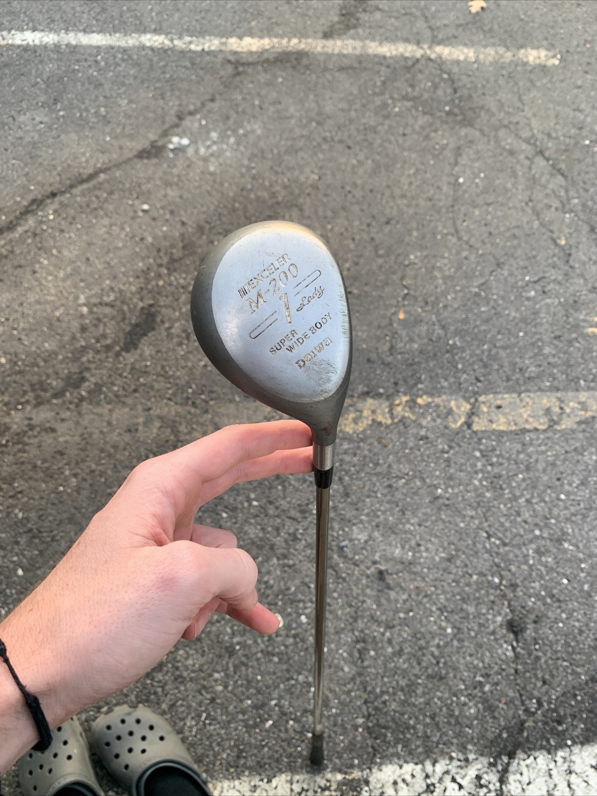 Daiwa Exceler M-200 Super Wide Body Driver Whisker Ladies Flex Graphite ...