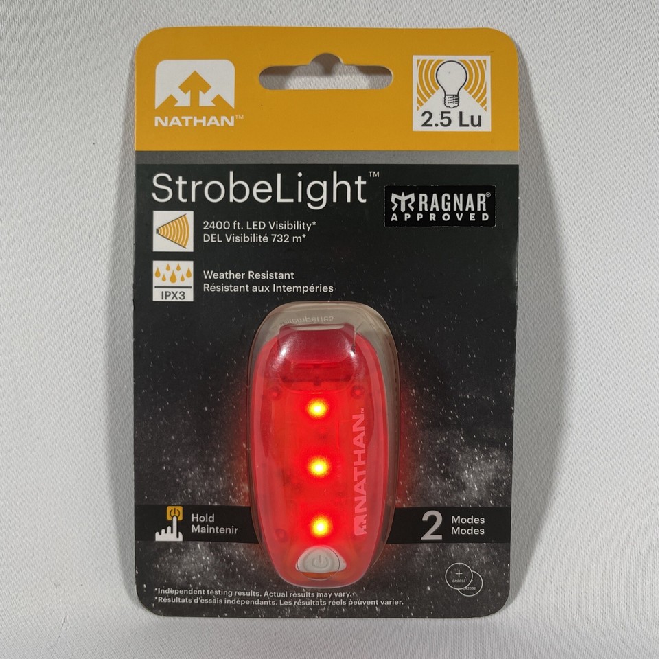 Nathan StrobeLight Run Running Hiking Walking Biking RAGNAR Approved ...