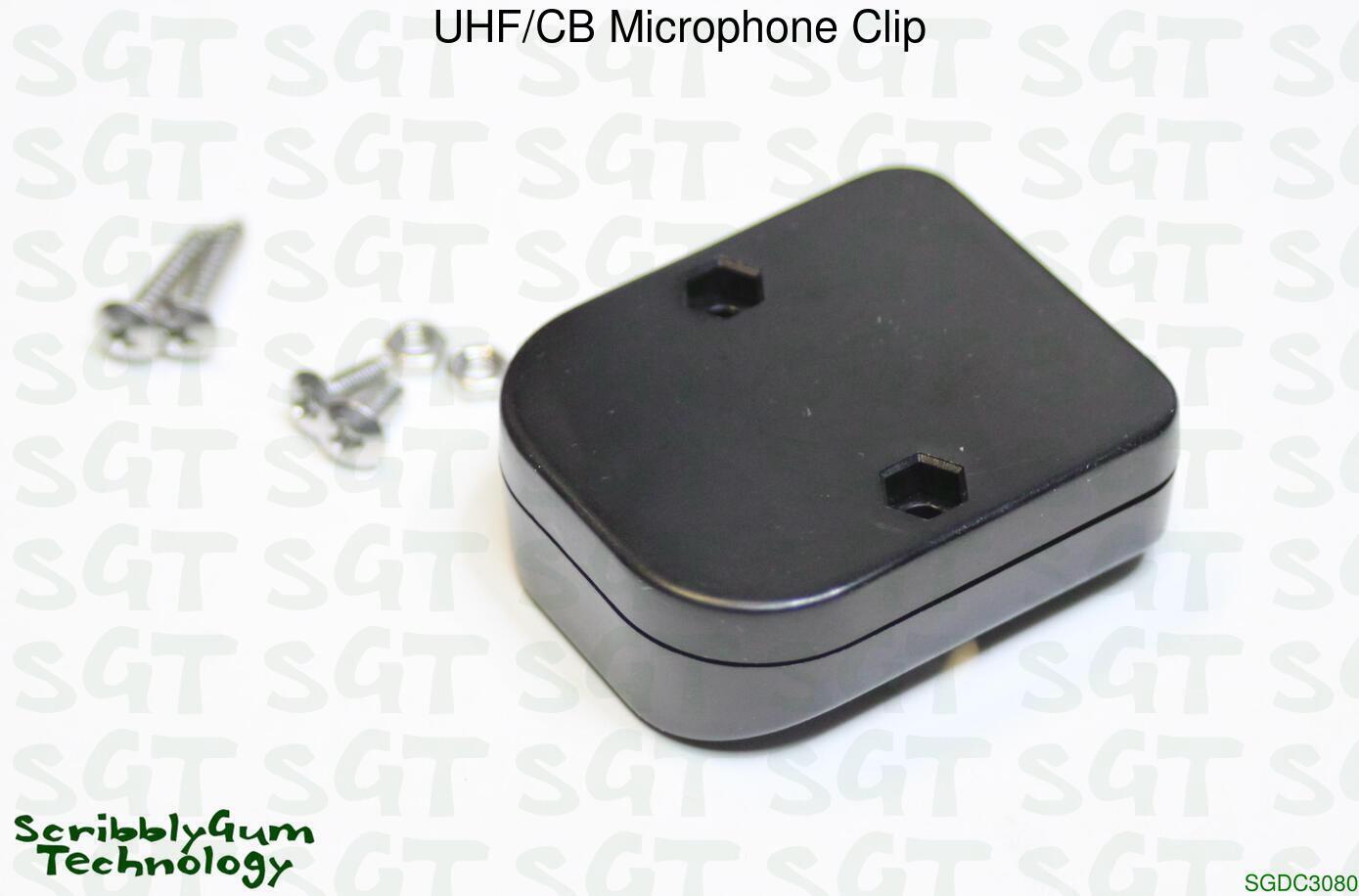 UHF/CB Microphone Holder Clip - Plastic Suits Uniden and Some Others | eBay