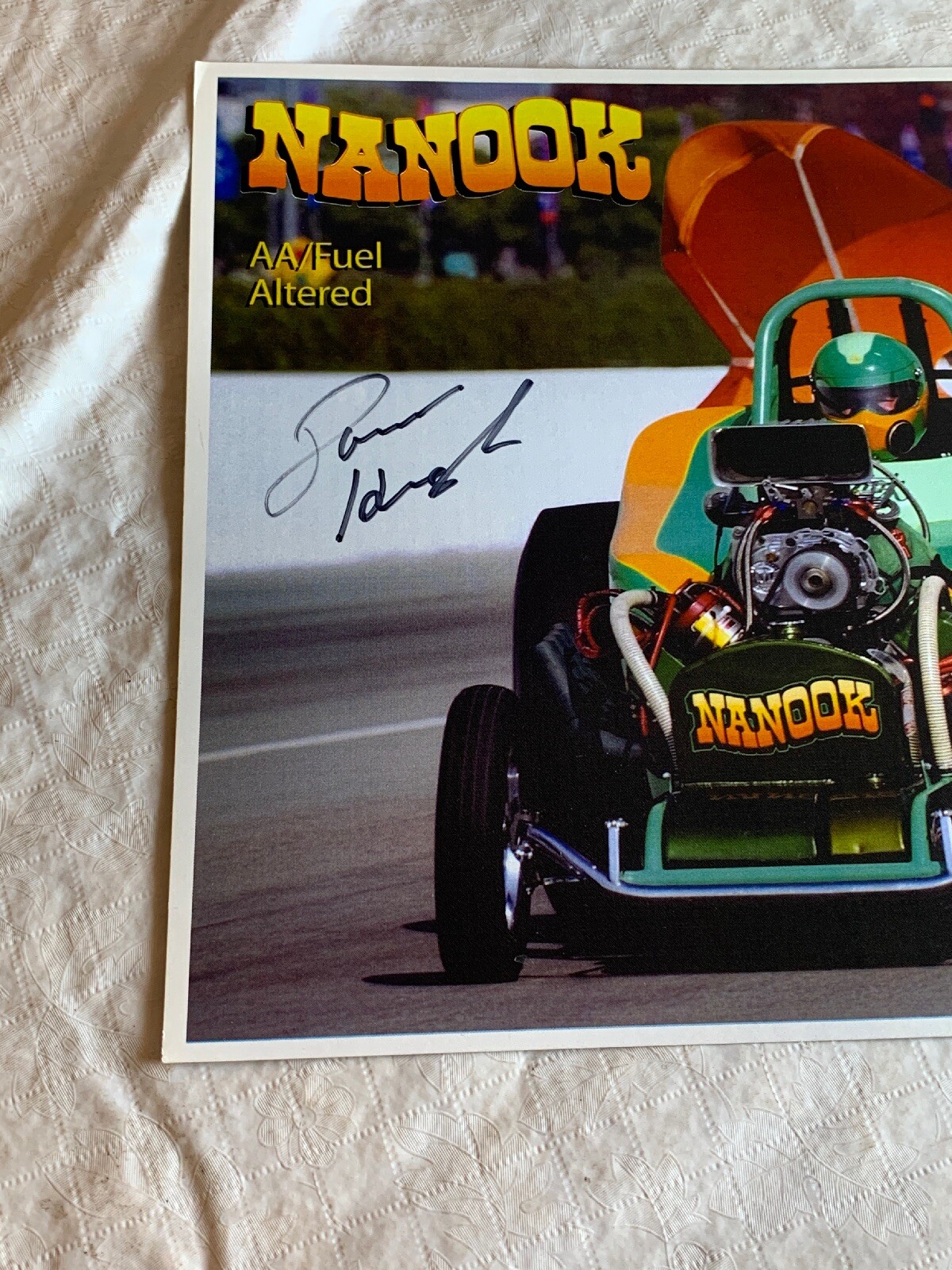 DRAG RACING 8X10 COLOR PHOTO RICK HOUGH "NANOOK" AA/FUEL SIGNED N 20 | eBay
