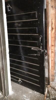 1929 Antique VINTAGE JAMISON WOOD Cooler WALK-IN REFRIGERATOR FREEZER ...