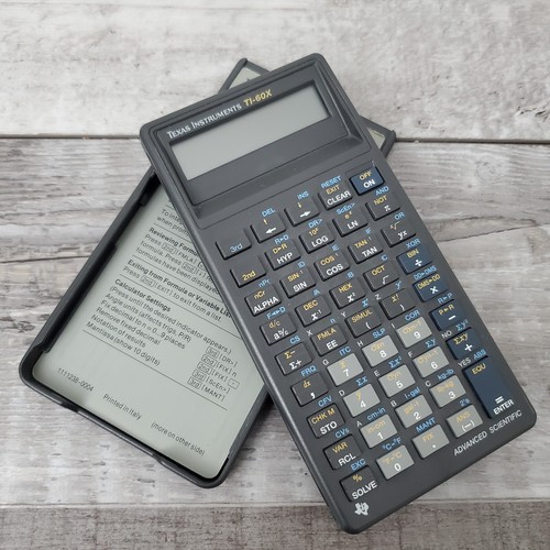 VTG Texas Instruments TI-60X Advanced Scientific Calculator Gray ...