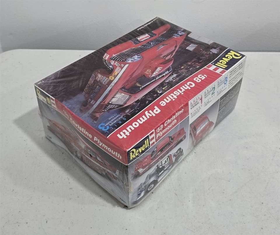 B-279 80'S/90'S FACTORY SEALED REVELL '58 CHRISTINE PLYMOUTH MODEL KIT ...