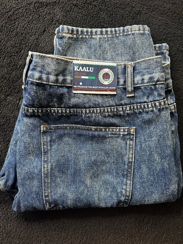 Vintage Kaalu Acid Wash Denim Jeans – Classic 90s Y2K Style – Size 42 X ...