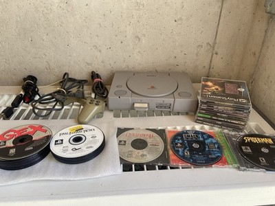 🔥Sony PlayStation PS1 SCPH-5501 Gray Console Bundle & 43 games! Tested ...