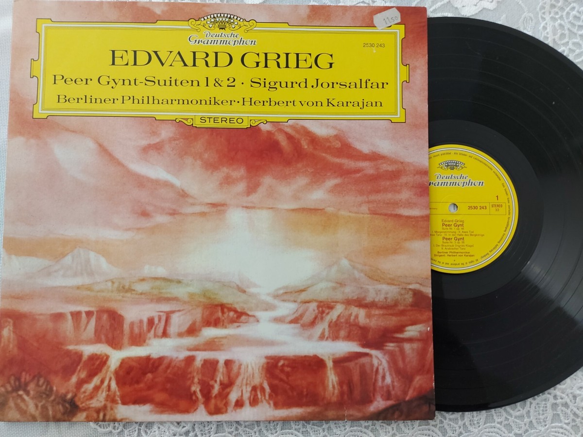 Edvard Grieg 18431907 Peer Gynt Lp Herbert Grieg Peer Gynt Suites;