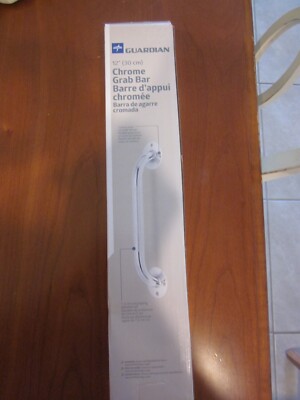 Midline Brand New 12" 30 cm Chrome Grab Bar Never Opened Knurled Handle ...