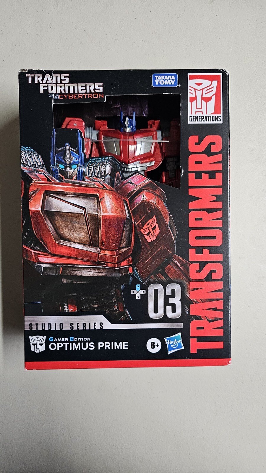 Hasbro Transformers Studio Series Voyager 03 Gamer Edition Optimus ...