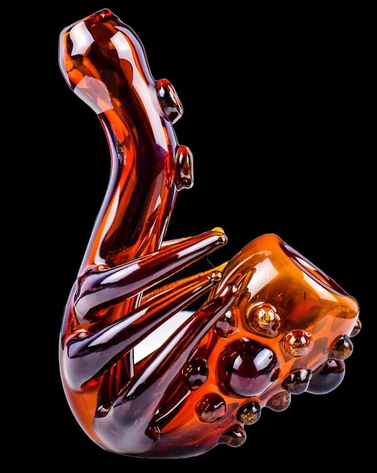 COOL Pipe 5" Sherlock Pipe Glass Hand Pipe ALIEN PIPE CHEAP Pipe Bowl ...