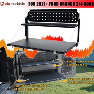 US Stock Tailgate Table Molle Panel For 2021-2026 Ford Bronco 2/4 Door ...