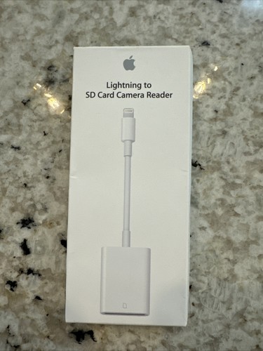 Genuine Apple Lightning to SD Card Camera Reader Adapter A1595 MJYT2AM ...