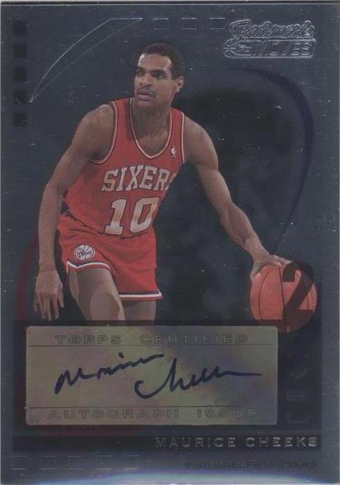 2006-07 Topps Trademark Moves - Maurice Cheeks #99 Foil Autographs /75 ...