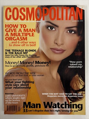 Cosmopolitan Magazine April 1998 UK Vintage Fashion Beauty Women ...