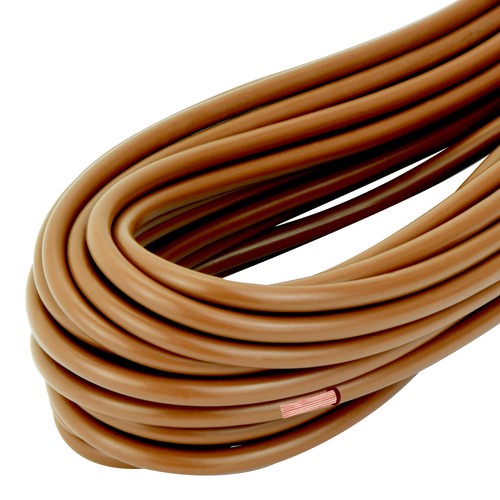 25ft 14GA Gauge Primary Wire Power Cable Turn On Hook Up Remote Brown ...