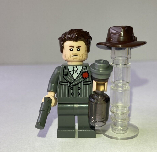 *NEW* REAL LEGO Gangster Minifigure Dark Gray Suit Mobster | eBay