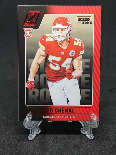 2022 Zenith Football LEO CHENAL Red Zone Rookie Card Red Foil #167 KC ...