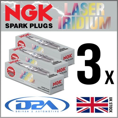 3x NGK ILKAR7Q7 (90391) Laser Iridium Spark Plugs For RENAULT CLIO ...