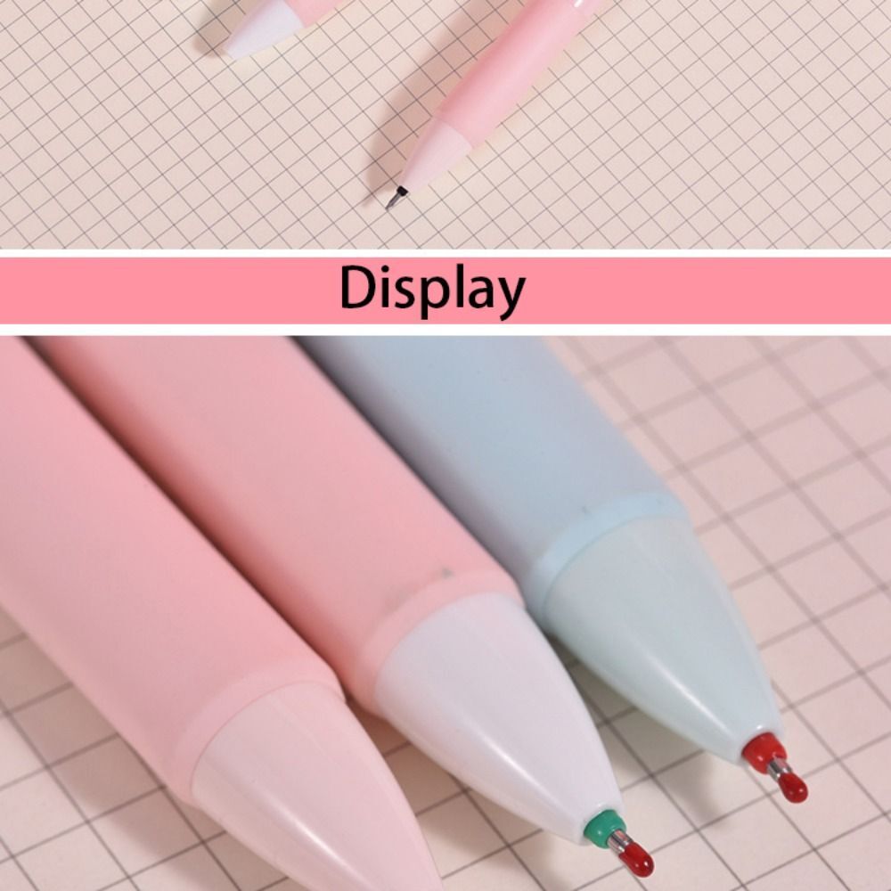 6 pcs/set 0.5mm Gel Ink Pens Peach Cat Writing Pen Cute Signature Pen ...