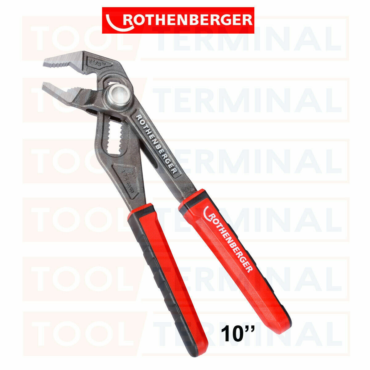 Rothenberger Water Pump Pliers Pipe Plumbing Grips Wrench Spanner ...
