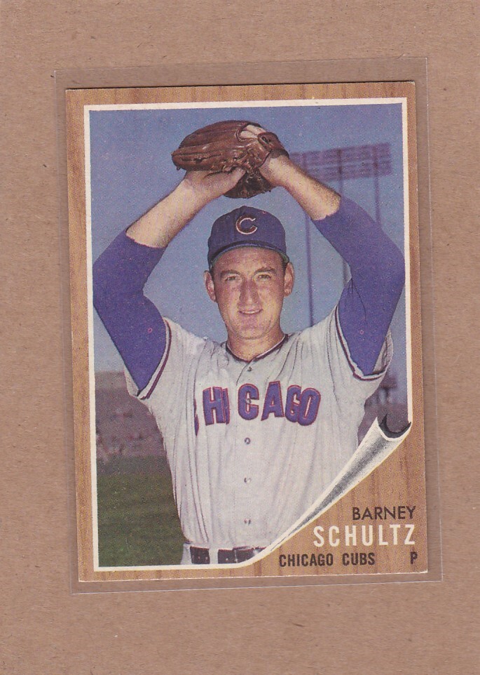 1962 TOPPS BASEBALL BARNEY SCHULTZ ROOKIE #89 CUBS EX+ *A18167 | eBay