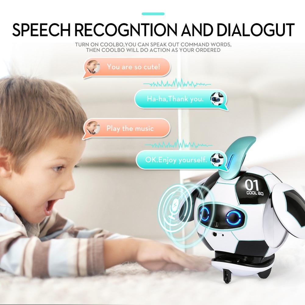 J01 Kids Smart Robot Obstacle Avoidance Talk Dance Voice Interactive ...