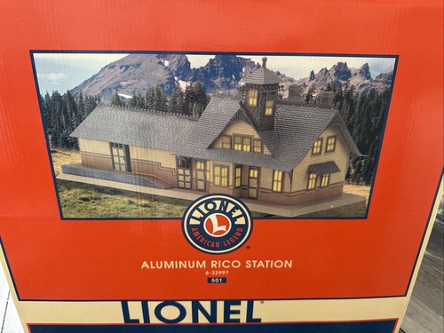 Lionel Very Rare Aluminum Tinplate Rico Station From 2000 , 6-32997 ...