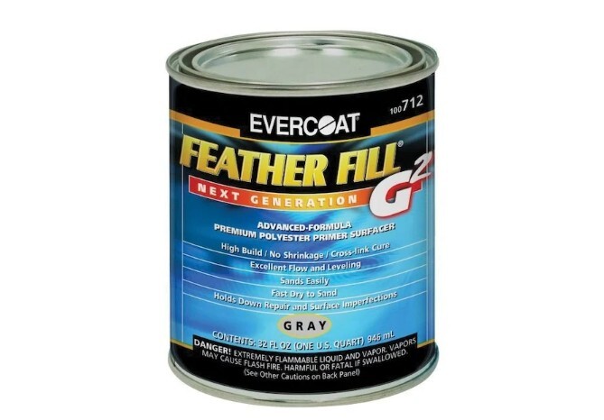 Evercoat 100712 Feather Fill Premium Polyester Primer Surfacer Qt. WITH ...