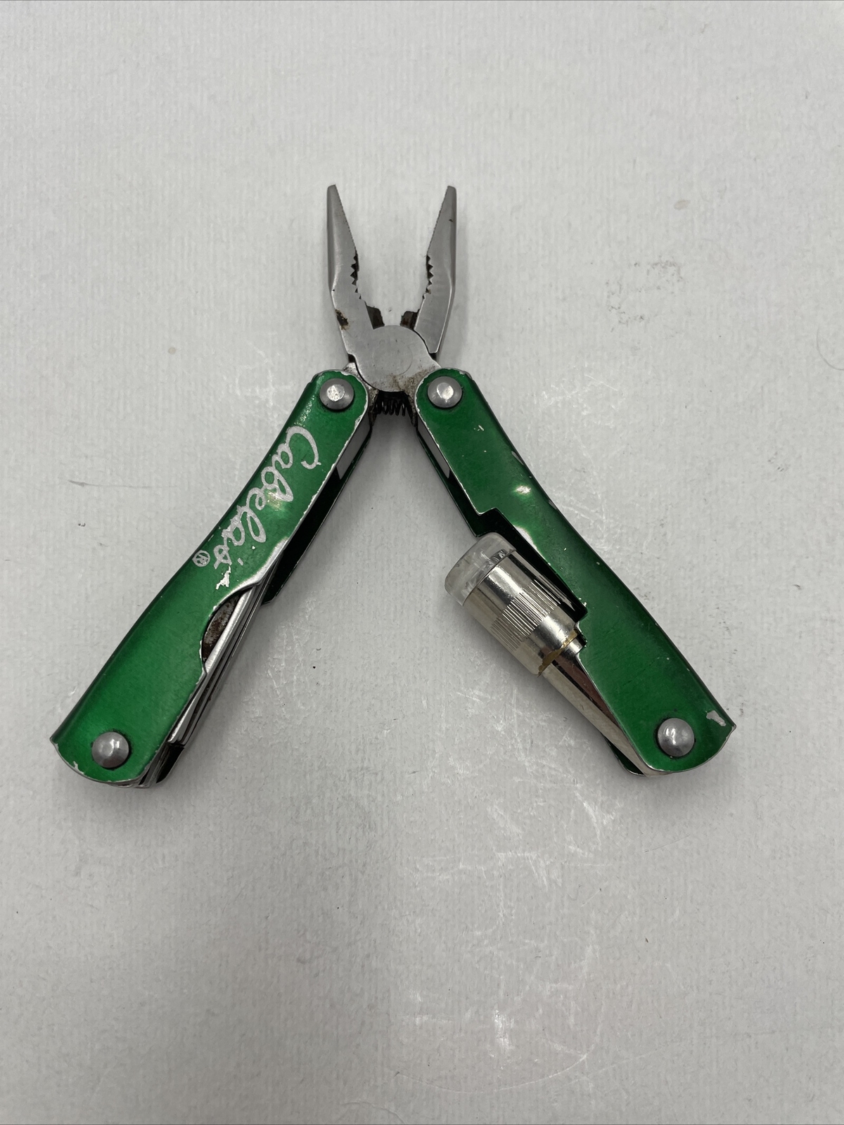 Cabela's Mini Multi-tool w/ LED flashlight green | eBay