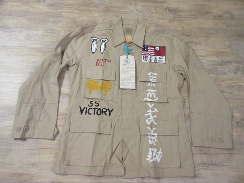 Unique US Army Patch Field Jacket Cbi 55 Victory 18th Bomb Sqd Eagle ...